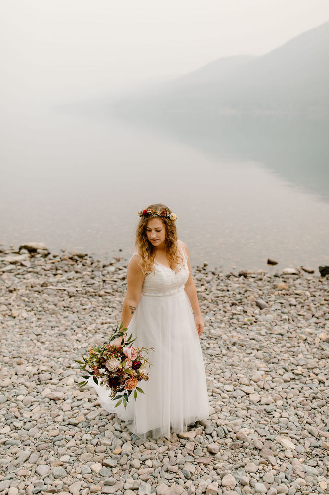 Morning Elopement at Ryan Meadows in Glacier National Park