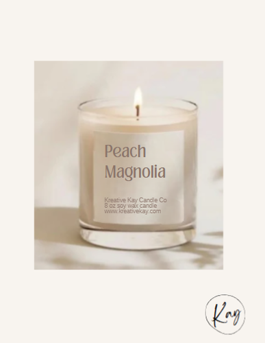 Peach Magnolia | KreativeKay
