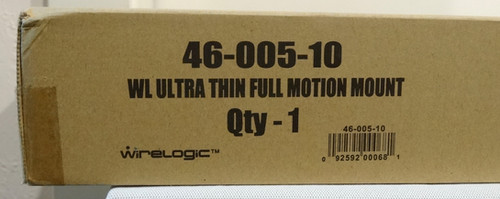 WireLogic Ultra Thin Full Motion TV Wall Mount | Audible Elegance