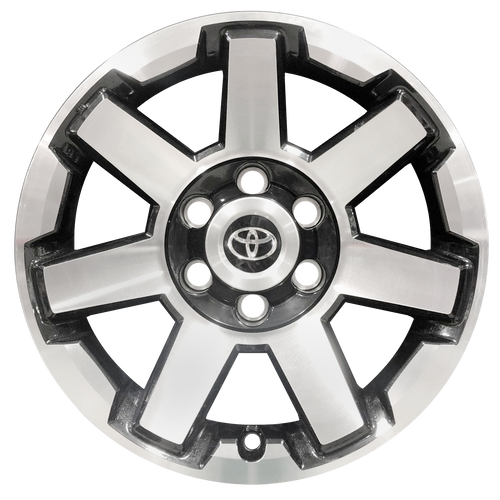 17" 2014-2020 Toyota 4Runner & FJ Cruiser Machined Black Wheel 75154 ...