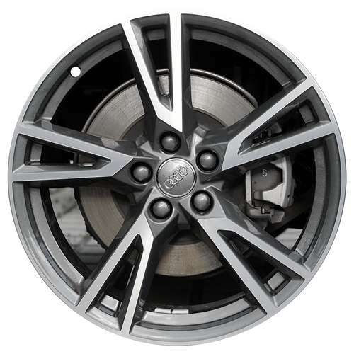 19" 2020 Audi Q5 Machined Charcoal Wheel 59098 | Unlimited Wheels