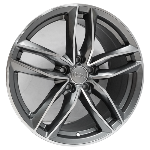 20" 2016-2018 Audi A6 S6 Machined Grey Wheel 58978 | Unlimited Wheels