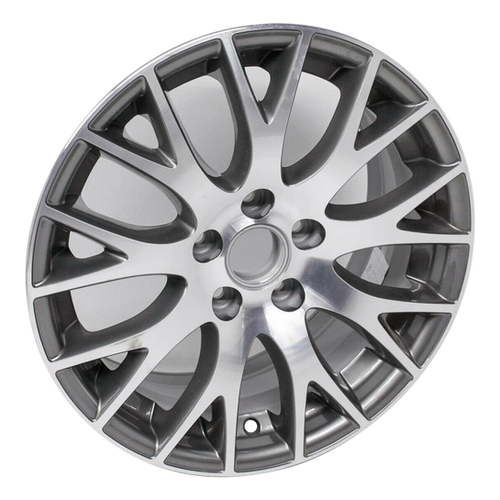 17" 2005-2008 Audi A4 Machined Grey Wheel 58909 | Unlimited Wheels