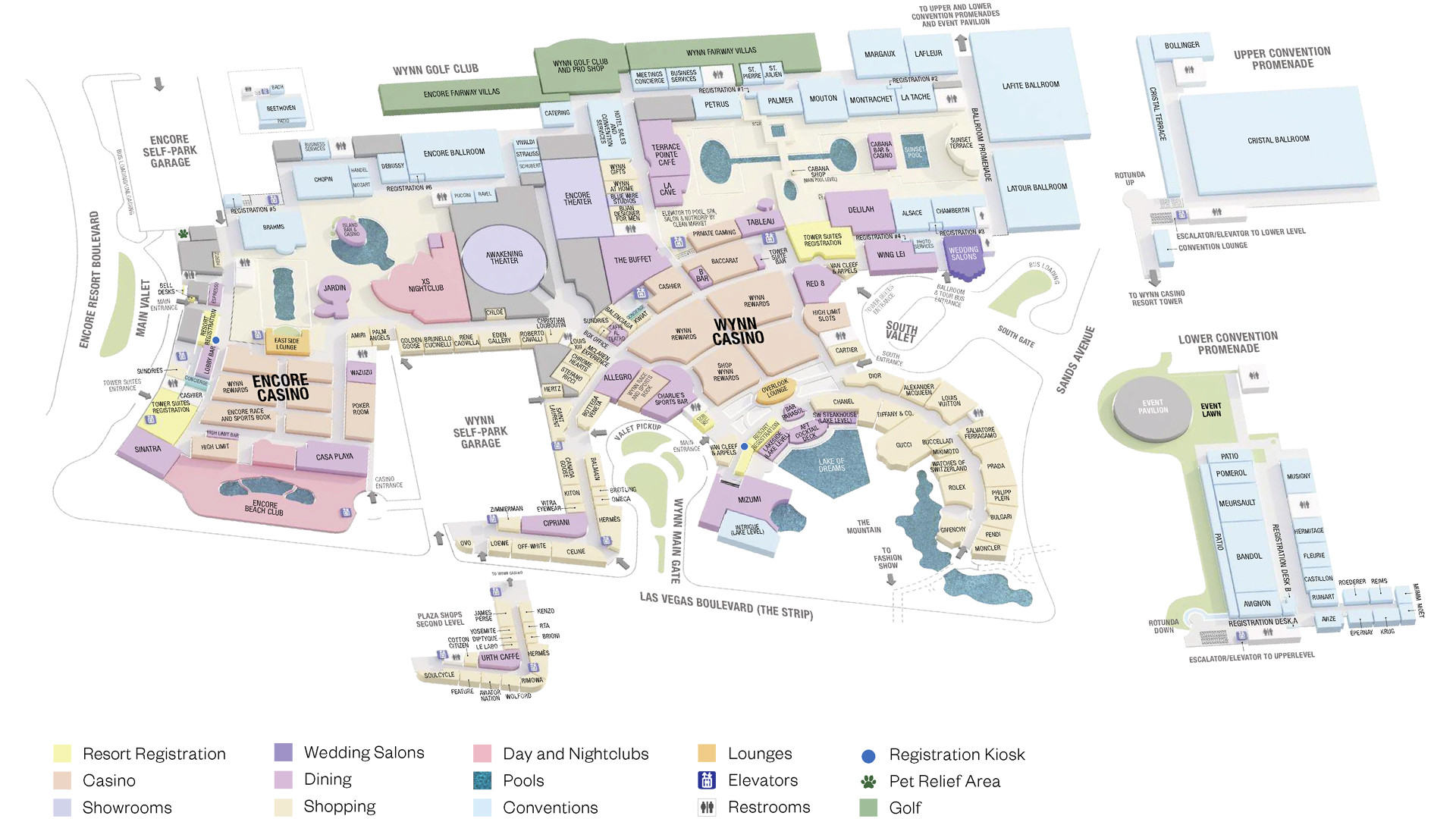 Wynn Map 2025 - Full Layout & Tips | Getawayk™