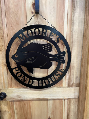 Brim Fish Sign - Fisherman Decor| PK Decor