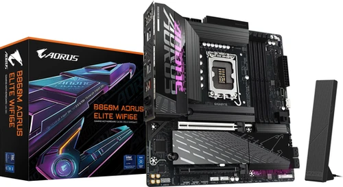 Gigabyte B860M AORUS ELITE WIFI6E LGA 1851, Intel B860, mATX | GG MACHINES