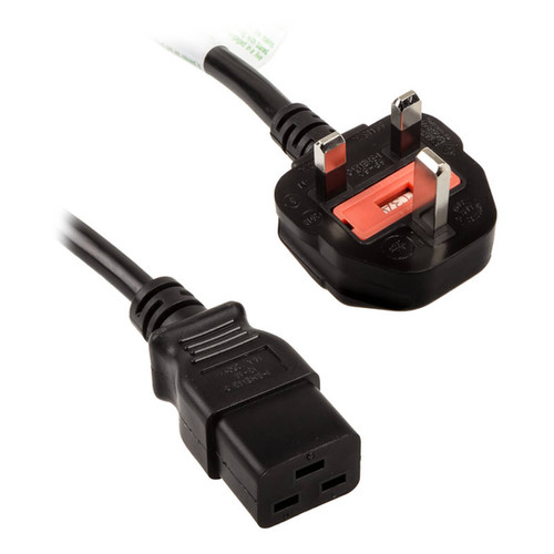 Kolink Premium Power Cable England (Type G) to IEC C19 Plug - 1.8m | GG ...