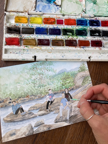 Cartoon Family Portrait | Jo Herbert Makes