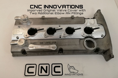Improved Original Valve Cover with Two Additional Elbow AN Fittings ...