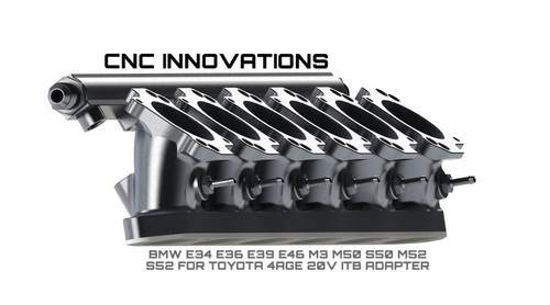 BMW E34 E36 E39 E46 M3 M50 S50 M52 S52 FOR TOYOTA 4AGE 20V ITB ADAPTER ...