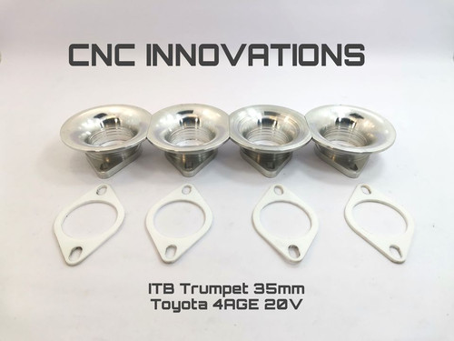 BILLET ITB STACKS AIRHORN TRUMPET_ 35mm long Toyota 4AGE 20V | CNC ...