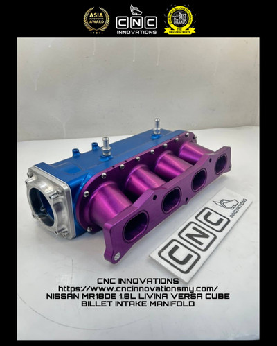 NISSAN MR18DE 1.8L LIVINA VERSA CUBE BILLET INTAKE MANIFOLD | CNC ...
