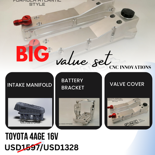 TOYOTA 4AGE 16V SET (INTAKE MANIFOLD & VALVE COVER) | CNC INNOVATIONS