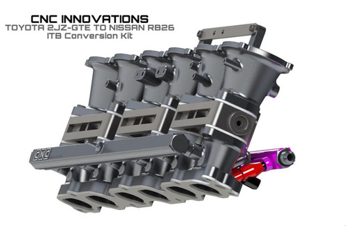TOYOTA 2JZ-GTE TO NISSAN RB26 ITB Conversion Kit | CNC INNOVATIONS