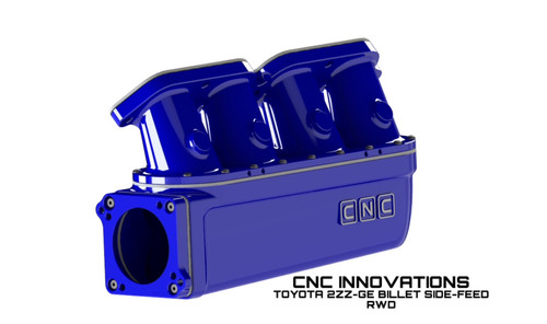TOYOTA 2ZZ-GE SIDE-FEED RWD BILLET INTAKE MANIFOLD | CNC INNOVATIONS