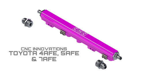 TOYOTA 4AFE, 5AFE & 7AFE Billet Performance Fuel Rail. | CNC INNOVATIONS
