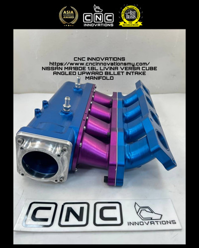 NISSAN MR18DE 1.8L LIVINA VERSA CUBE ANGLED UPWARD BILLET INTAKE ...