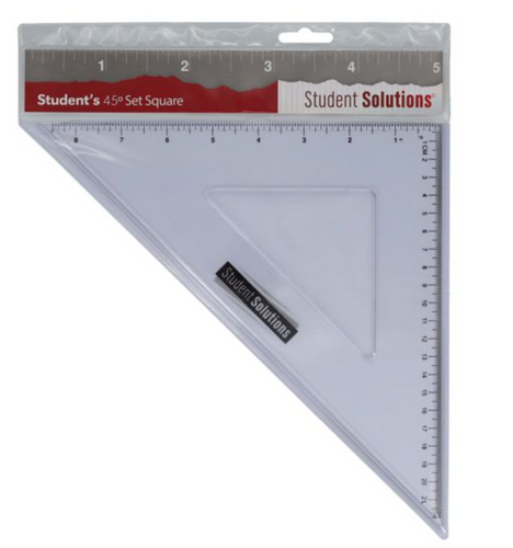 45 Degree Set Square | Direct2schoolbooks