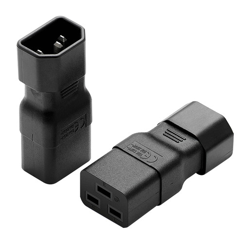Dracaena PDU UPS Power IEC Male C14 to Female C19 Adapter | DRACAENA