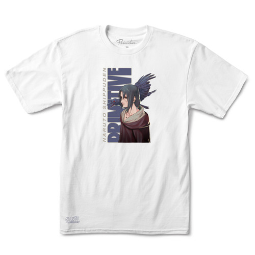 Primitive x Naruto3 Itachi Sharingan Tshirt Wht | Extreme Skateshop