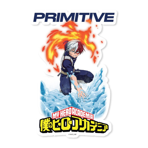 Primitive My Hero Academia Shoto Todoroki Sticker 12 x 7.5 cm | Extreme ...