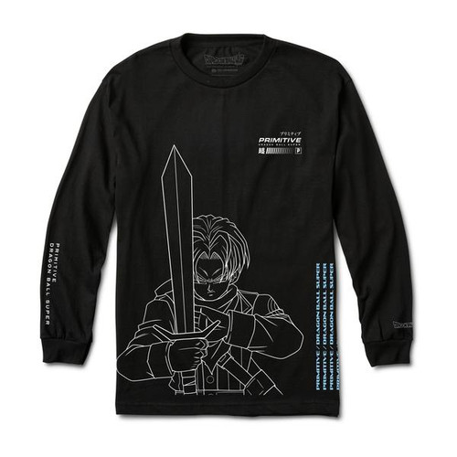 Primitive X Dragon Ball Super Future Trunks Shirt LS blk | Extreme ...