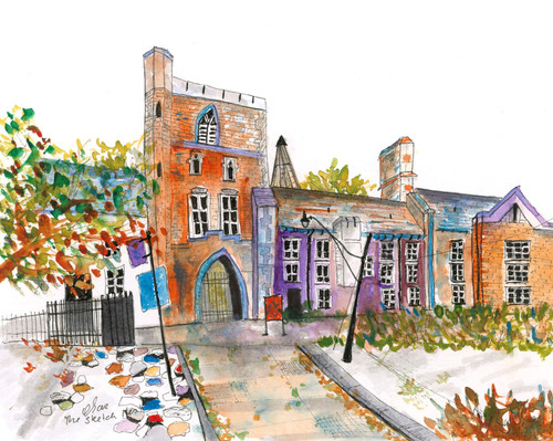 Charming Made in Canada Sketch of the University of Toronto | Local ...