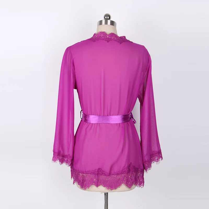 Sexy Lingerie Short Split Robe | Dandsha