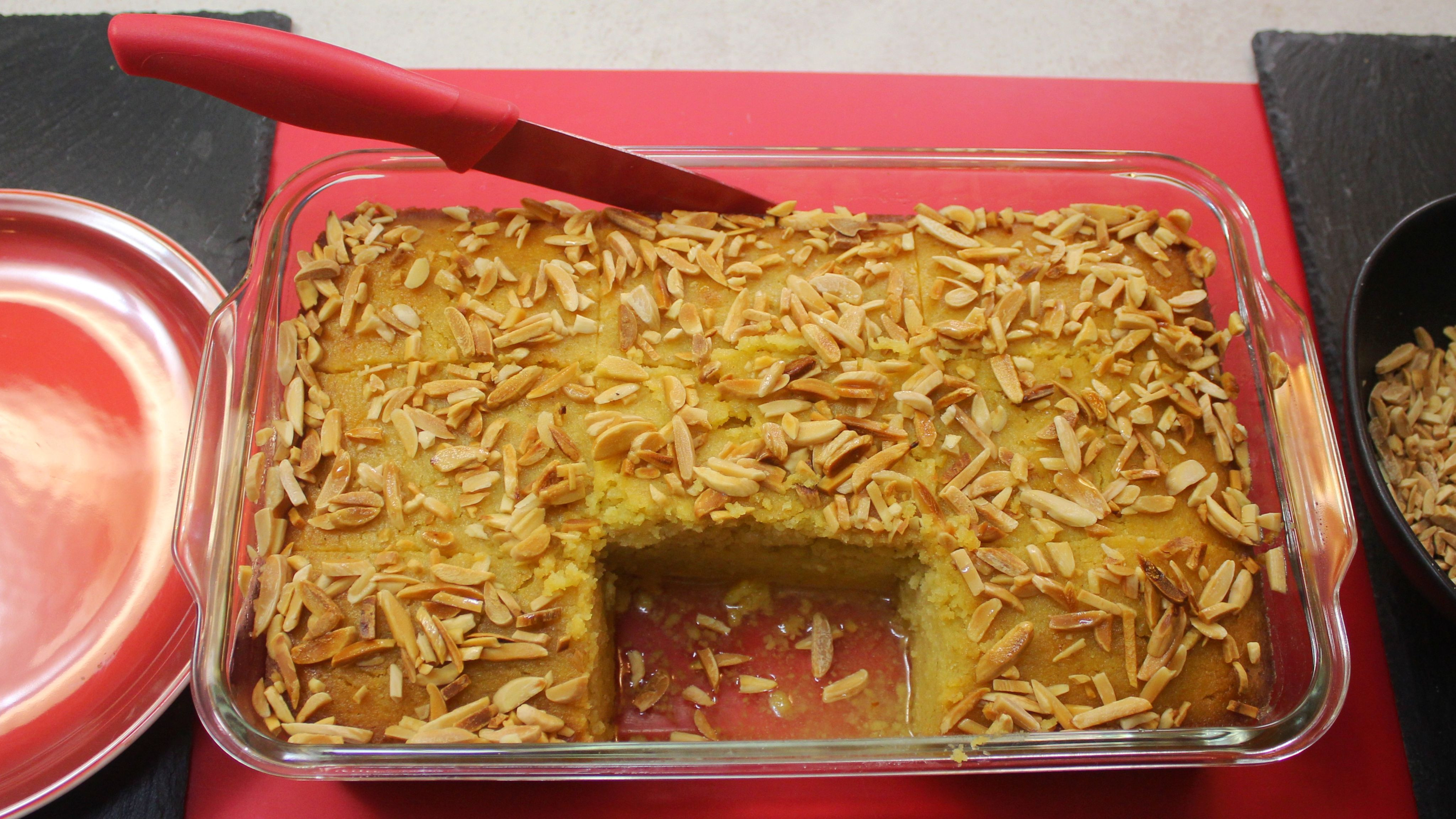 Vegan Cornmeal cake without oil