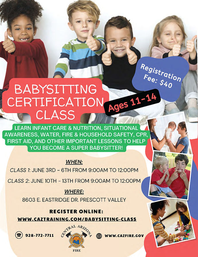 Babysitting Class | caztraining