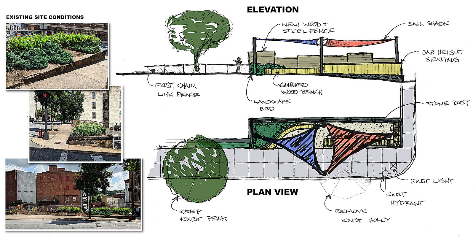 Downtown Pocket Park Concept