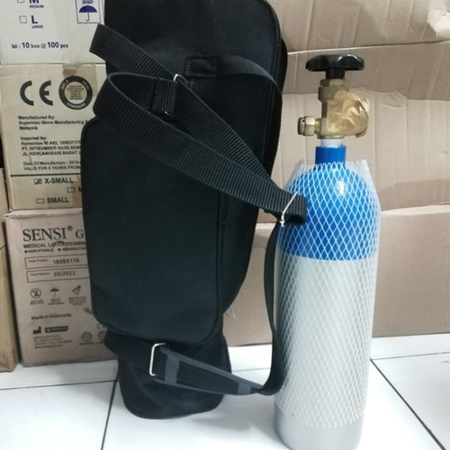 Tabung oksigen portable plus tas | pasarpramuka