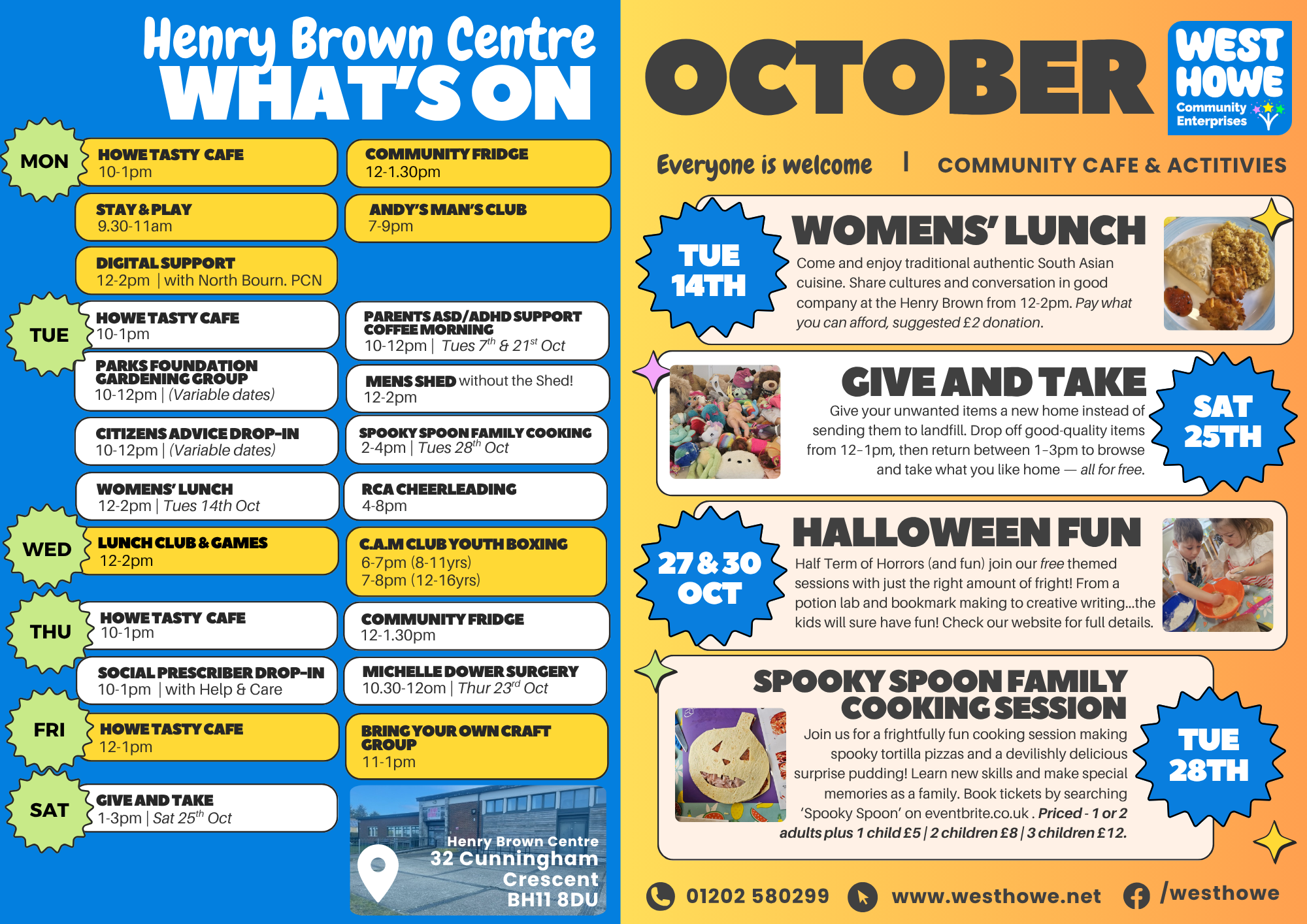 West Howe Community Enterprises | Community Hub | Bournemouth