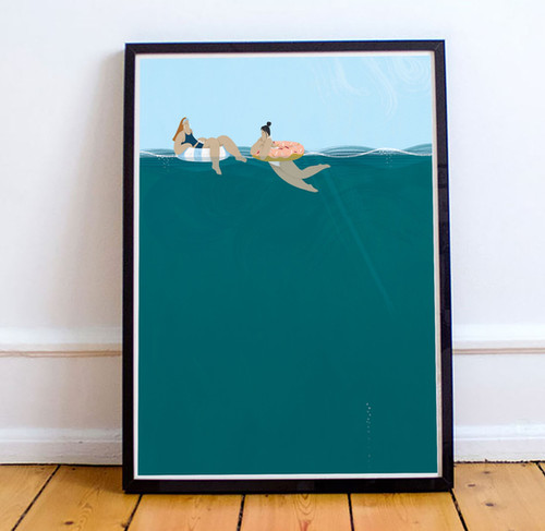 Floating Sea Print | My Site
