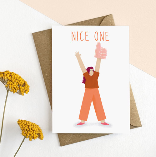 Congratulations Foam Finger Card | My Site
