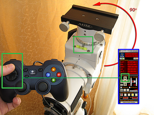 Polar Alignment using EQMOD's Polar Alignment Tool