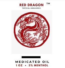 Red Dragon- Medicated Oil for Muscle Pain | MILLSAcupuncture