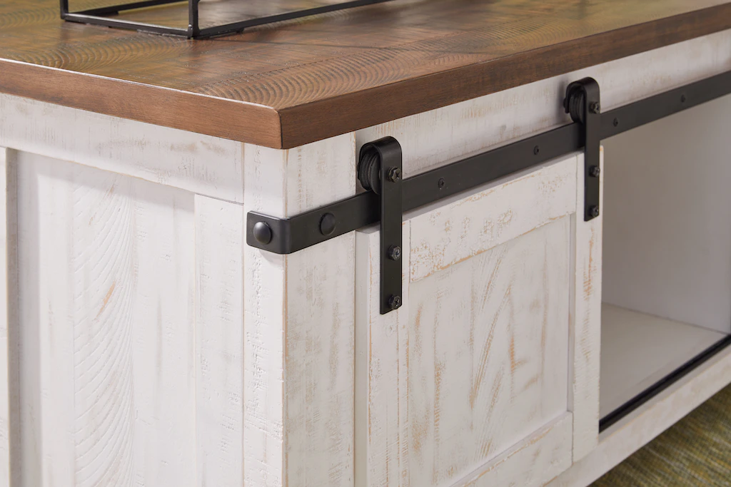 Sliding Barn Door Coffee Table | Image Home