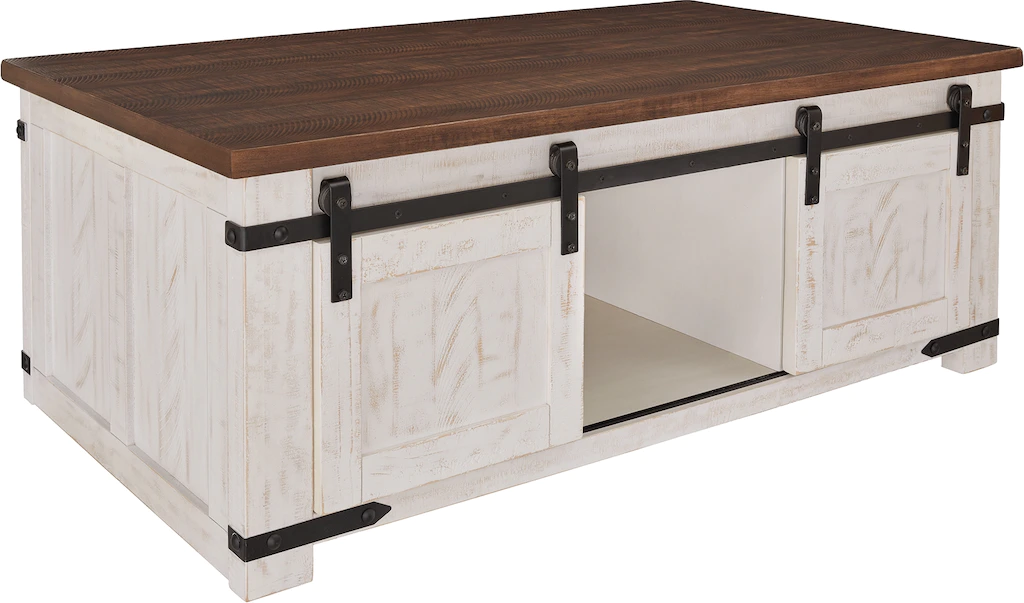 Sliding Barn Door Coffee Table | Image Home