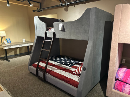 Morgan Grey Bunk Bed | Image Home