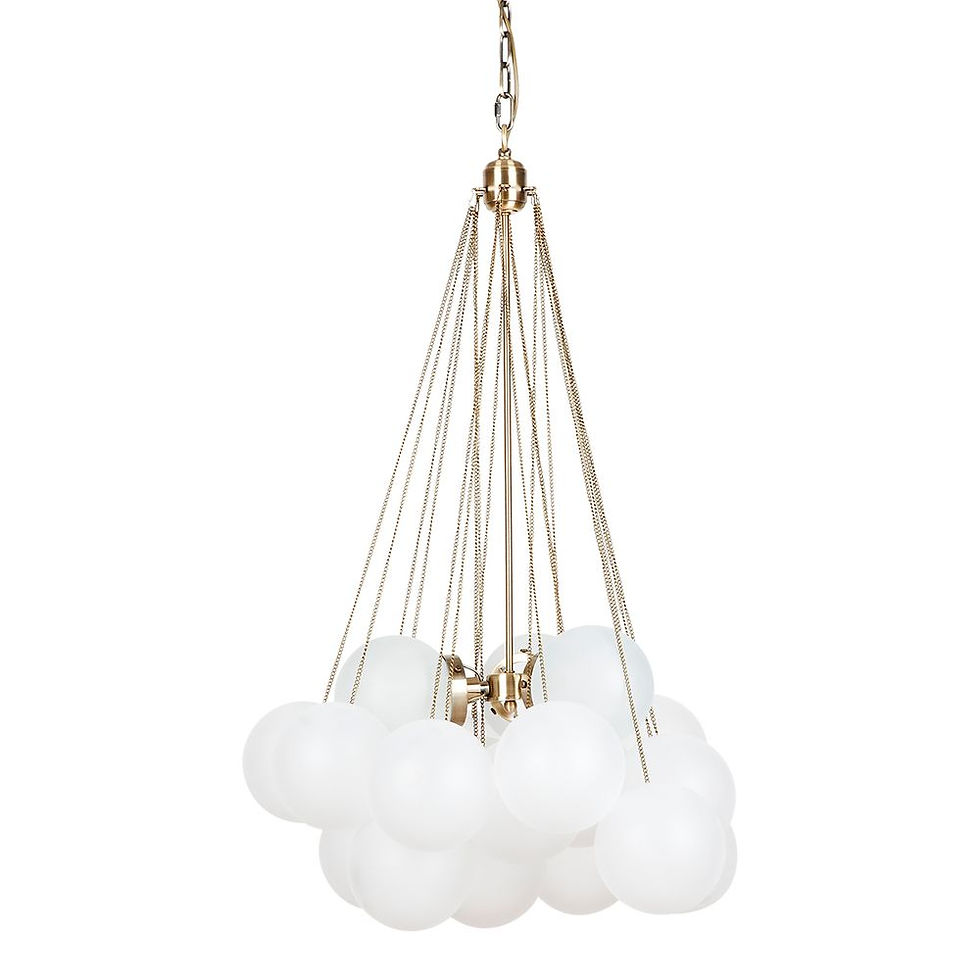 Cloud Pendant 71 - Gold/Frosted White - 71cm Diameter - rr$1345 | STYLE ...