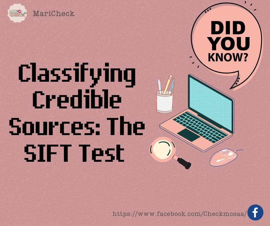 Classifying Credible Sources: The SIFT Test