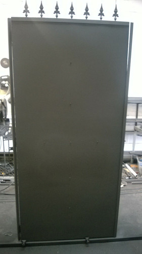 MH38, Simple Sheeted Metal Gate with bolt | MH Gates Ltd