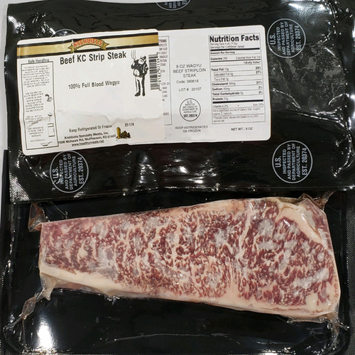 Wagyu KC Strip Steak - available in store only | Krehbiels Meats