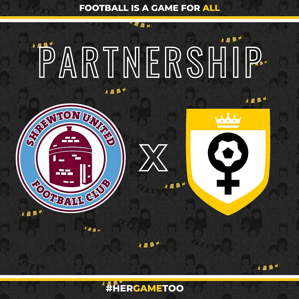 SHREWTON UNITED JOIN FORCES WITH HER GAME TOO