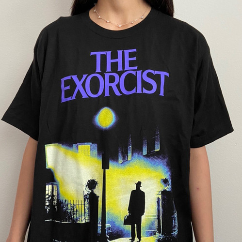 The Exorcist Graphics Black Tee Shirt | Kaisers Closet