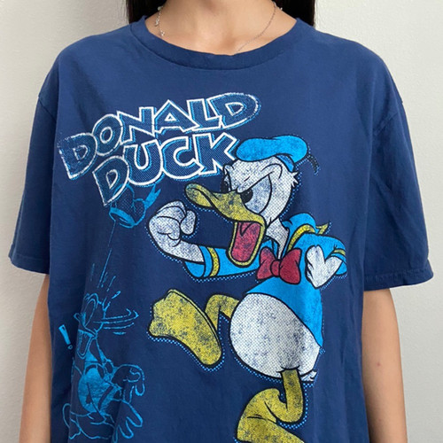 Disney Donald Duck Graphics Blue Tee Shirt | Kaisers Closet