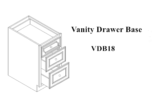 Vanity Sizes-Luna White Shaker | selectkitchen