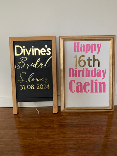Celebration Signs - Various | Picnico Perth