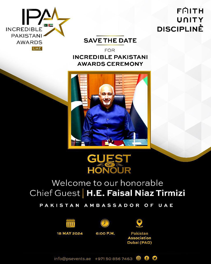 Incredible Pakistani Awards: Celebrating Pakistani Excellence in the UAE